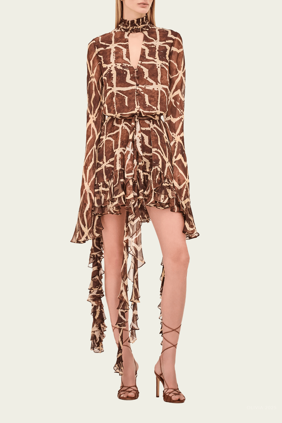 Amalia Mini Dress in Sable
