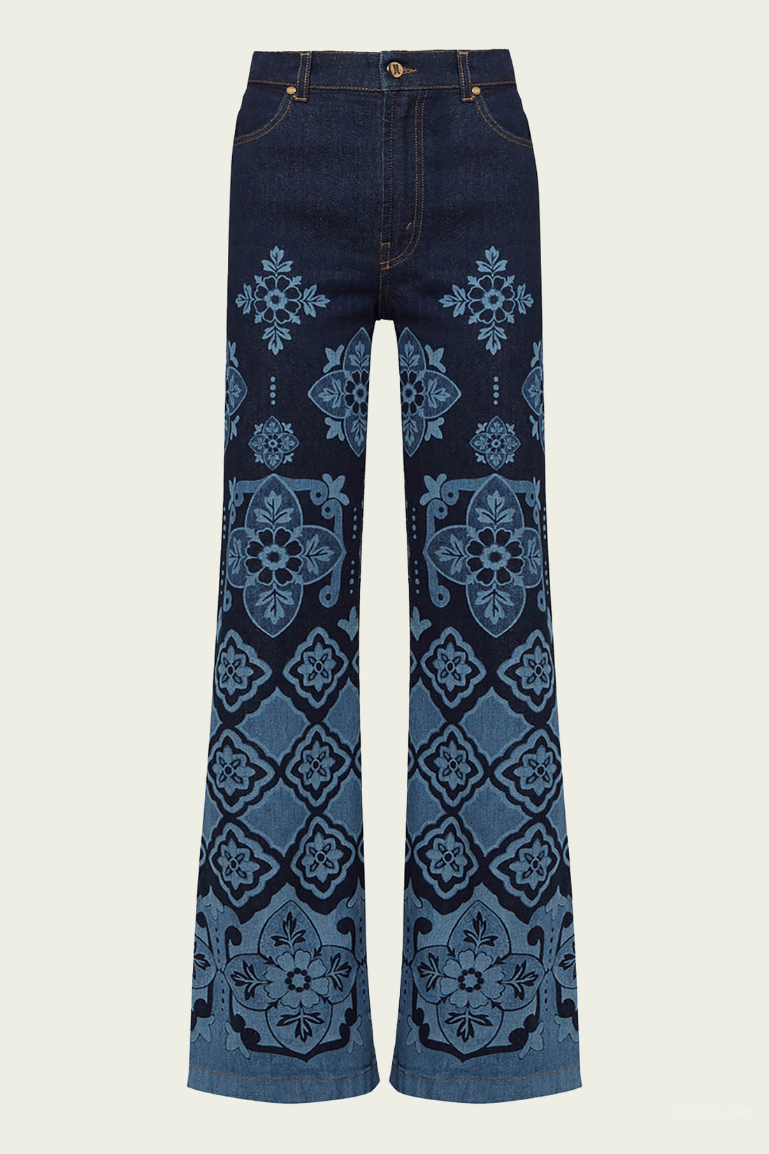 Flare Jeans in Partenope Navy