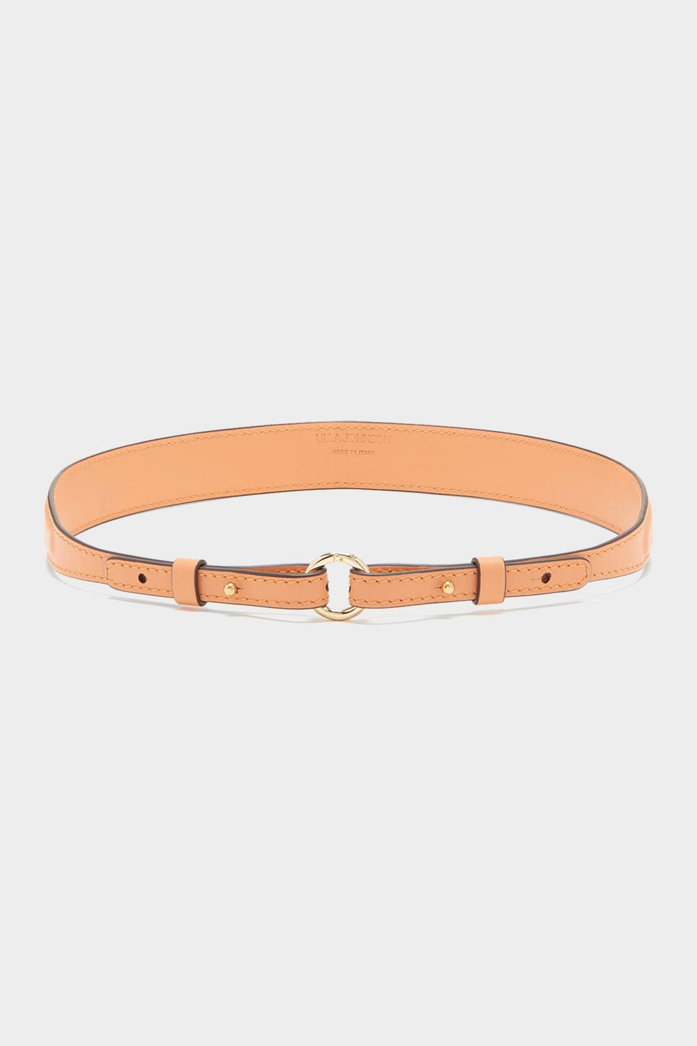Esme Skinny Belt in Copper Tan